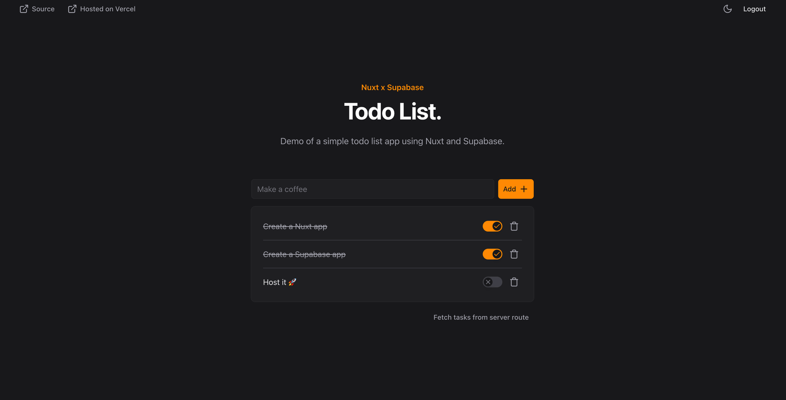 Demo - nuxt-supabase-docs Demo - nuxt-supabase-docs